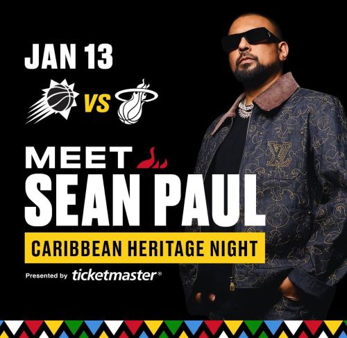 Miami Heat Caribbean Heritage Night with Sean Paul